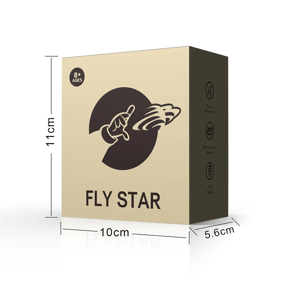 Mini Finger Drone Hand Operated Drone With Rgb Light Flying Spinner For ...