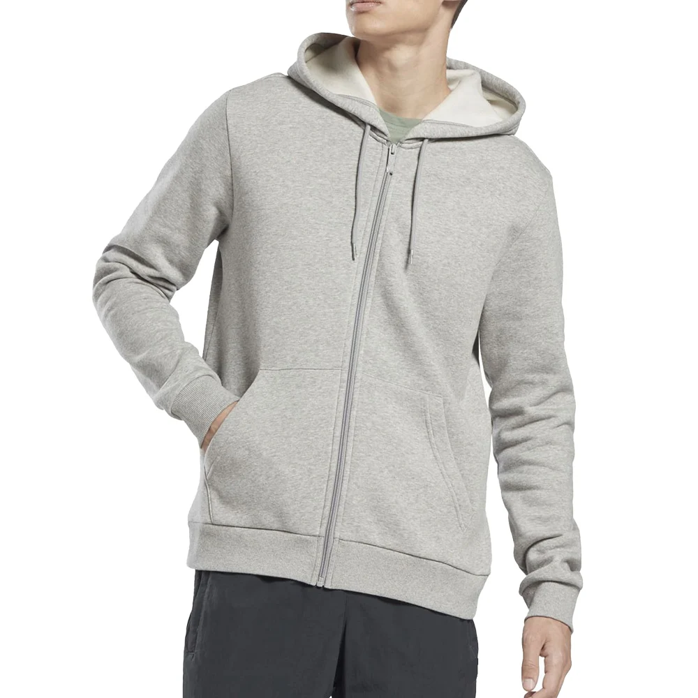 Custom Factory Full Zip Up Hoodies For Men Fleece Plus Size Blank ...