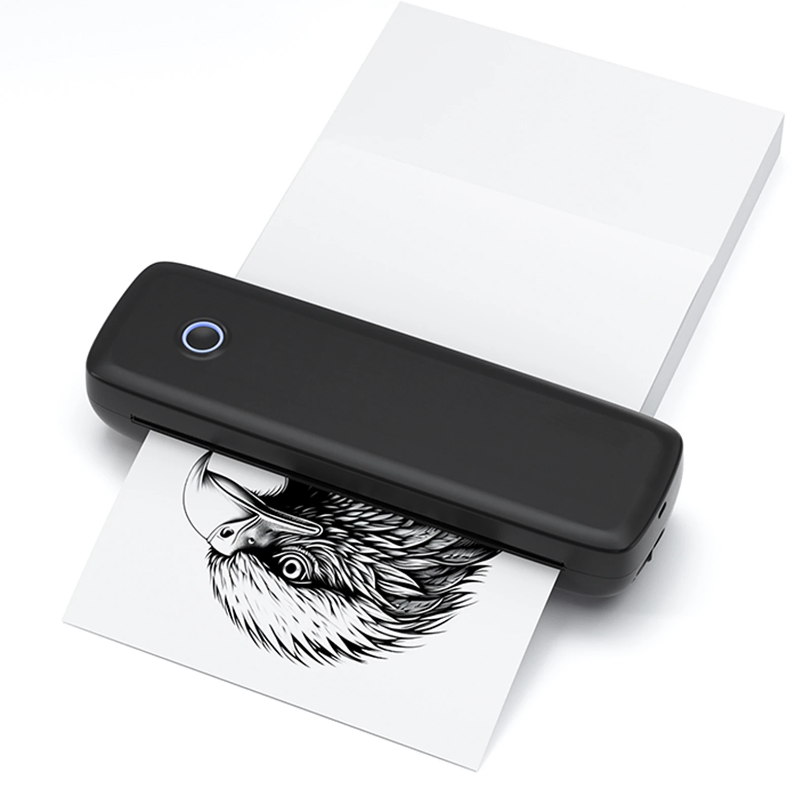 Phokutie Portable A4 Thermal Transfer USB Printer - Wireless & Inkless