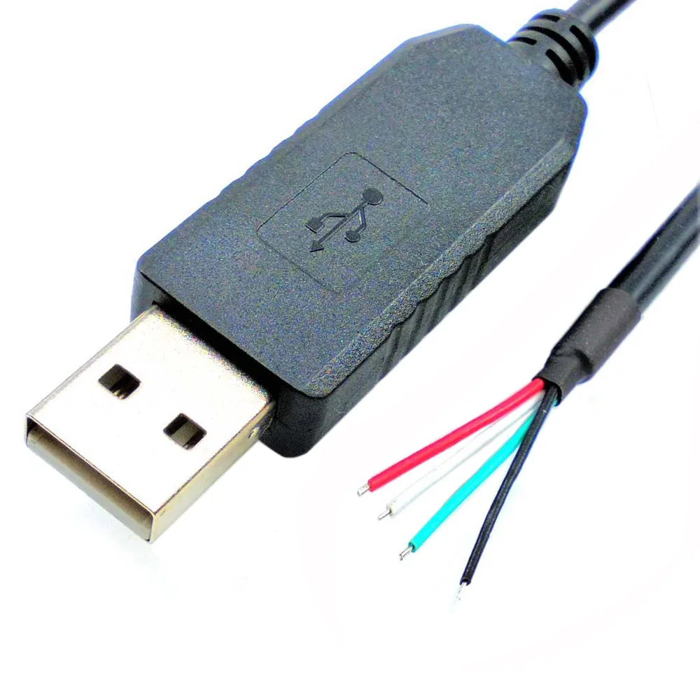 Prolific Pl2303 Usb Rs232 We 1800 Wire End Serial Cable For Plc Cpu Mcu ...