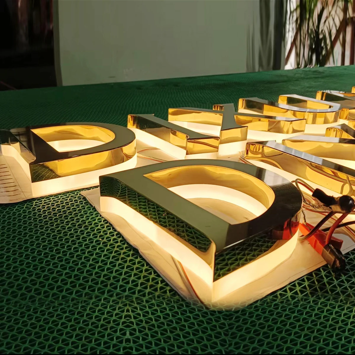 Customized Acrylic Logo Signs - Outdoor LED Illuminated