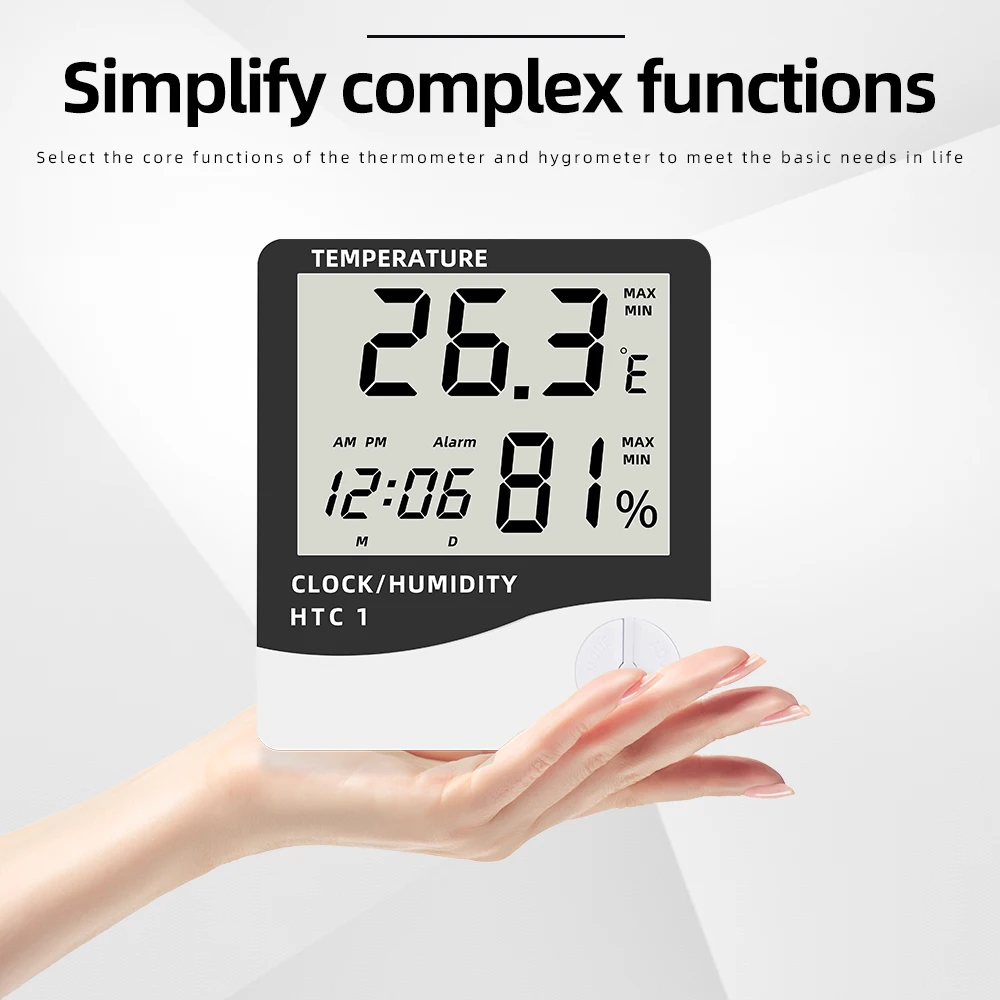 Hygrometer Thermometer - Precision Temperature & Humidity