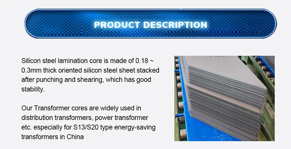 Customized1000kVA Transformer Iron Core Ei Lamination Oil Immersed ...