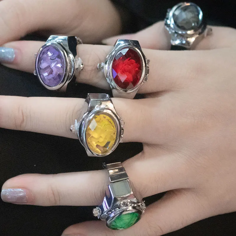 Vintage All Types Small Finger Watch Ring Dial Quartz Elastic ...