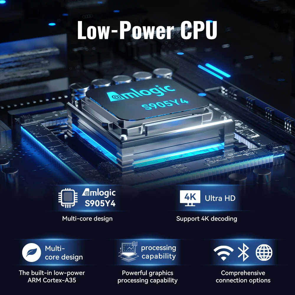 Google Certified Android Tv Box Certificado Amlogic S905y4 2+16gb Dual ...