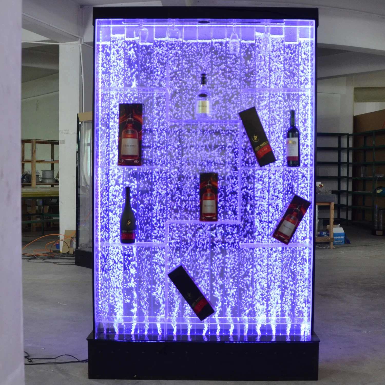 LED Water Bubble Wall - Modern Design for Home Bars