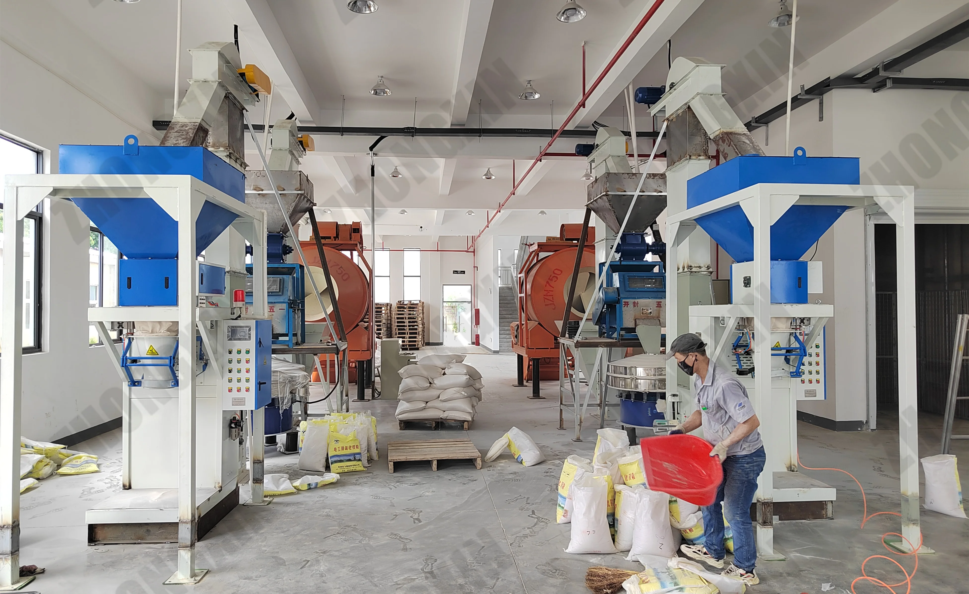 10 Kg Bags Wood Sawdust Granular Packing Machine 20 Kg 50 Kg Seeds Bags ...