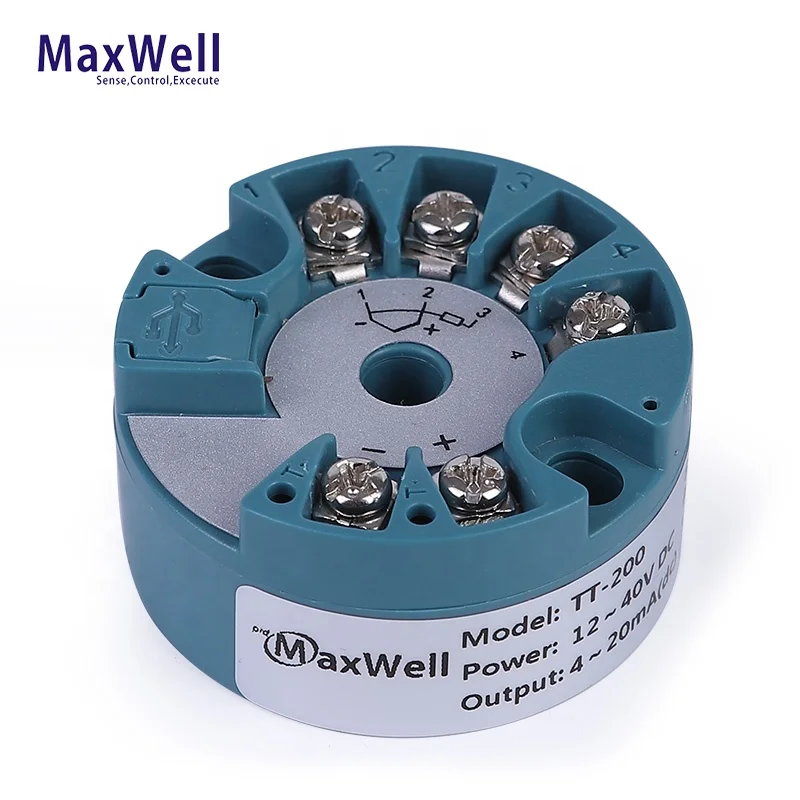 Industrial Programmable Temperature Transmitter - PIDMAXWELL TT-210