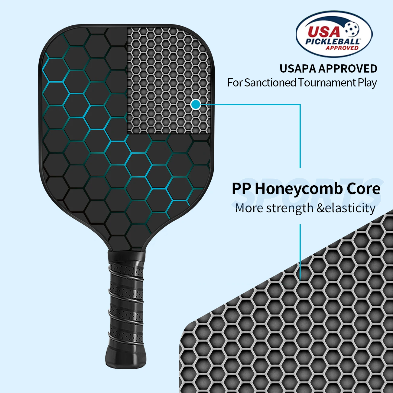 Wholesale Custom Pickleball Paddle - Carbon Fiber Pro