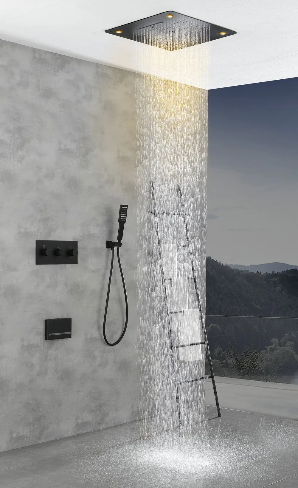 Concealed Ceiling Rain Shower - Modern & Stylish Design