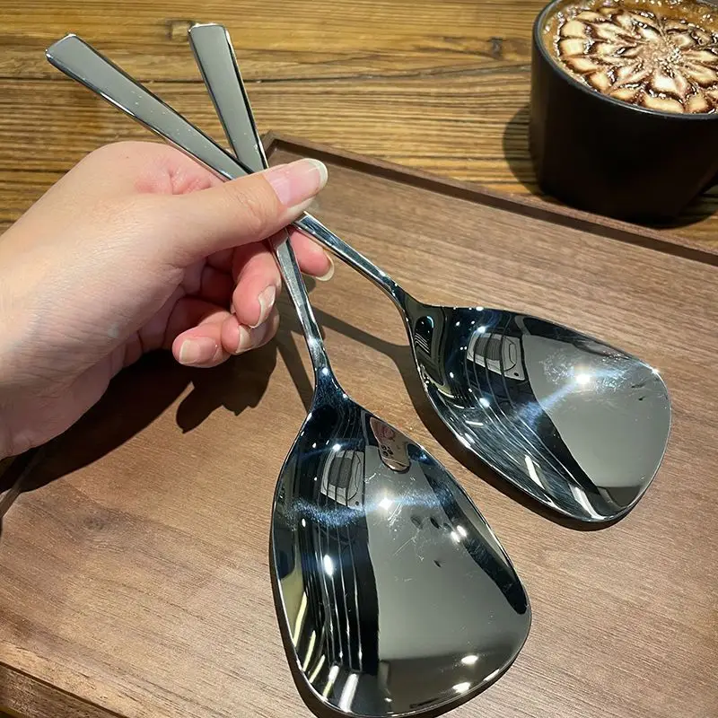 INS Style Western Food Public Spoon Household Hotel Serving Spoon Big ...
