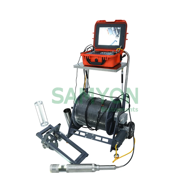 360 Focus Adjustment 300m 12 Inch Borehole Inspection Camera Water Well Inspection Camera ...