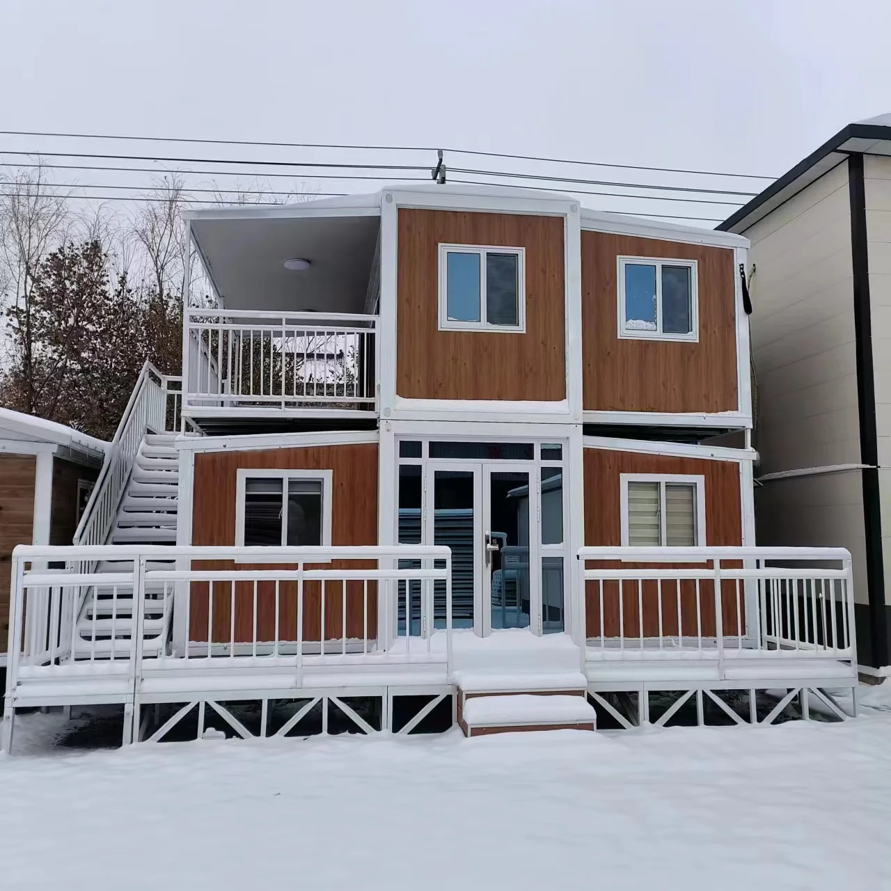 40Ft 20Ft Envío Prefab Container Casa expandible para la venta de acero ...