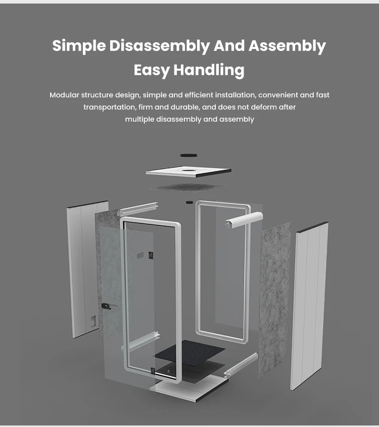 Soundproof Xl-Type Office Pod by Y.BOX - Ideal for Live Broadcast
