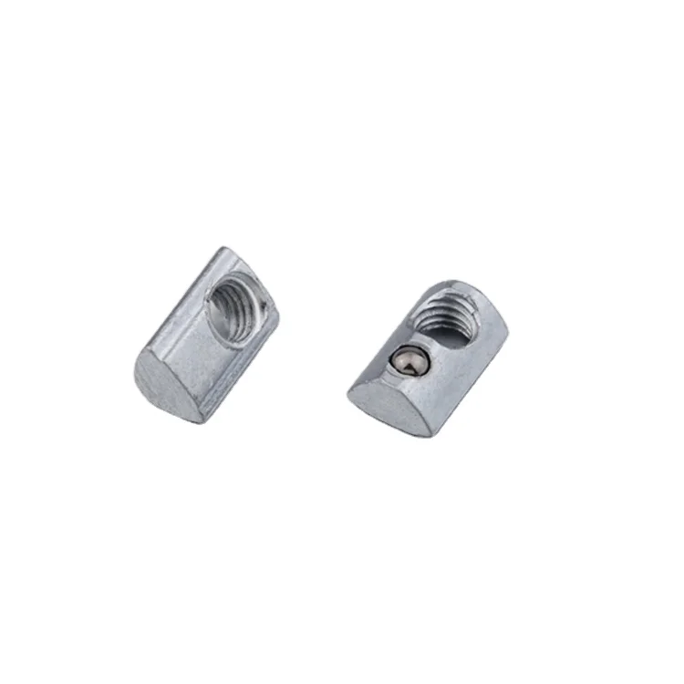 Half Round Nut Factory Price Spring Ball T Slot Nut M3 M4 M5 Fastener ...
