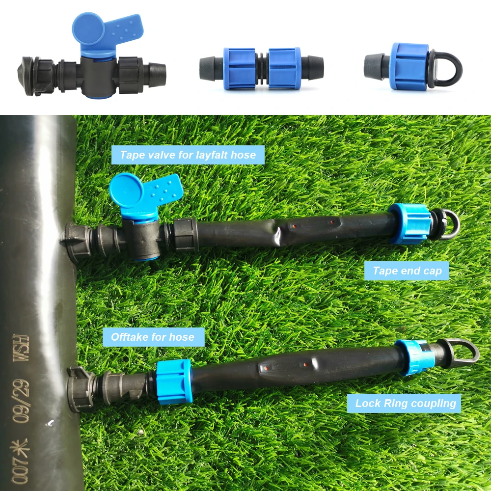 Lock Nut Offtake Valve for Drip Irrigation Tape and Pipes