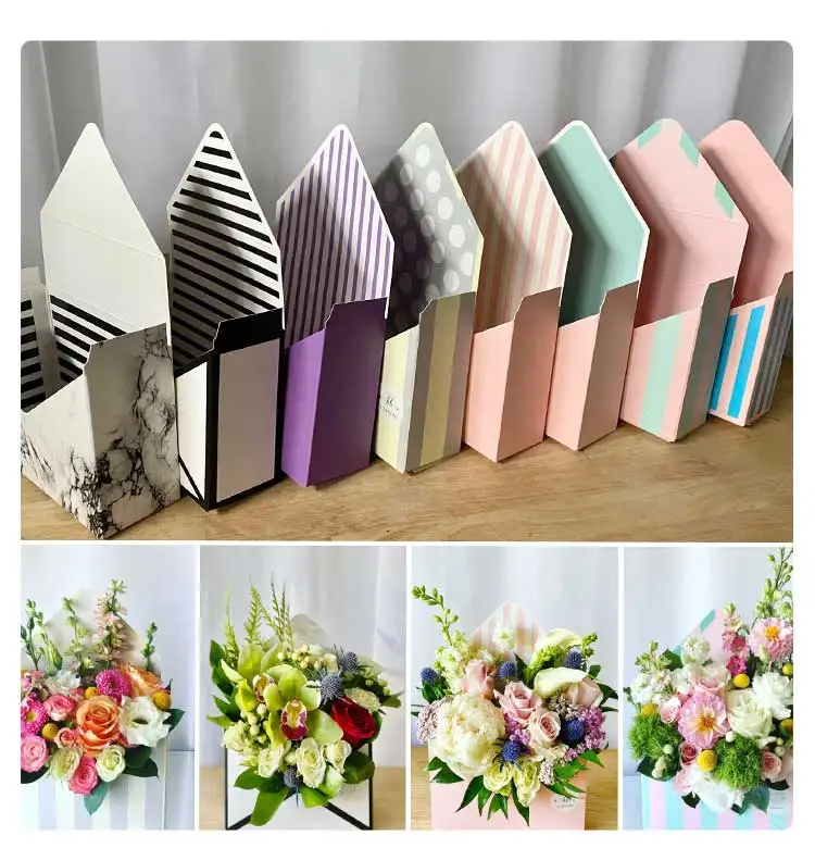 Wholesale Envelope Shape Paper Flower Box - Buy Paper Flower Box,Flower ...