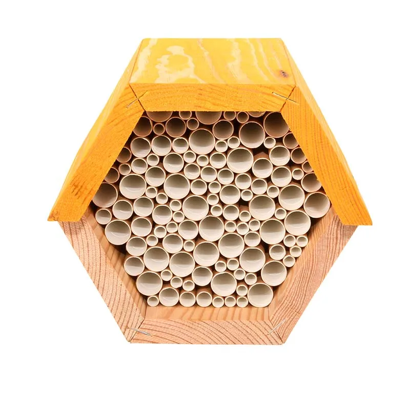 Outdoor Insect Bug House Wooden Insect Hotel Bee House Hexagon - Buy ...