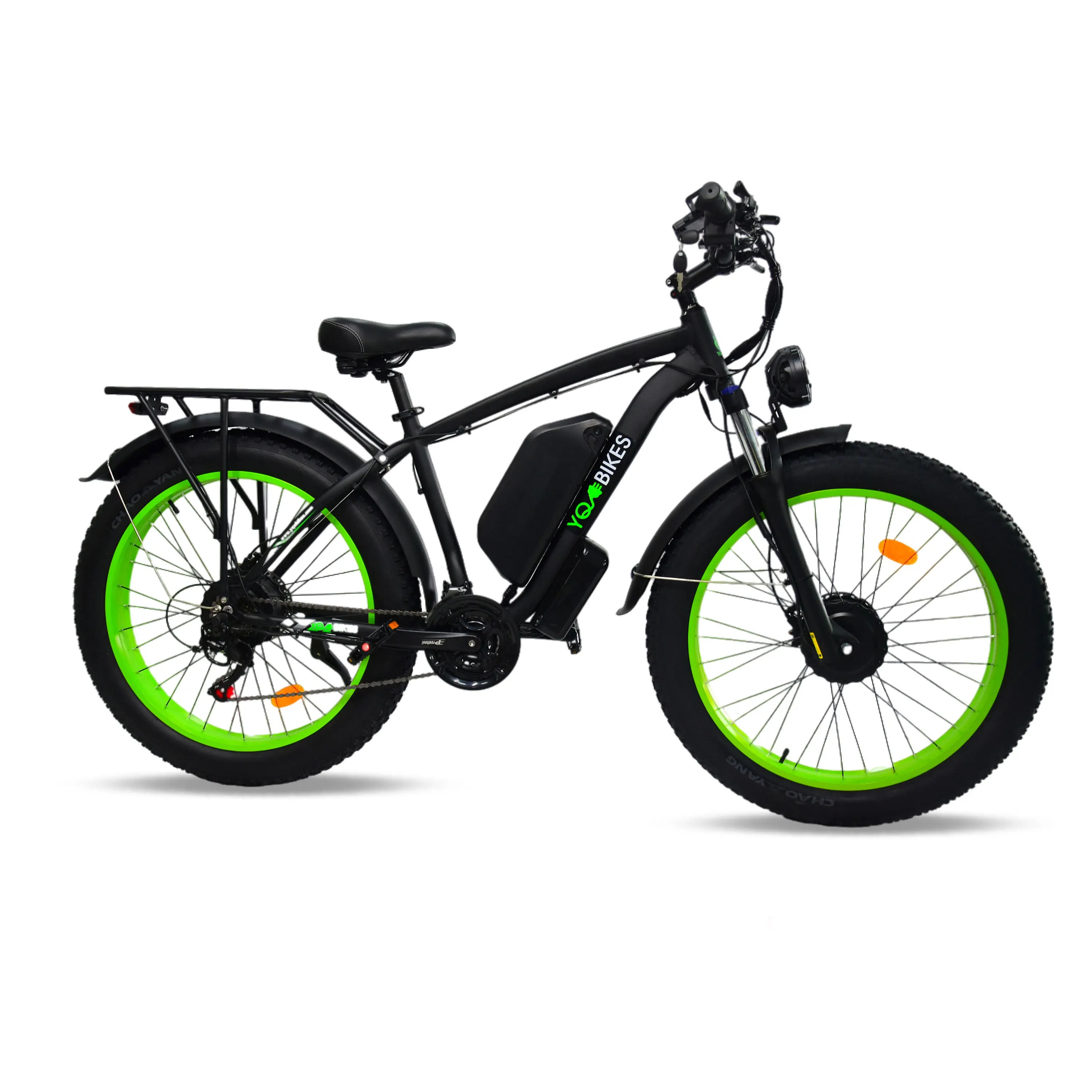 U08 Dual Motor E-Bike - 2000W Power, 26x4.0 Inch Wheels