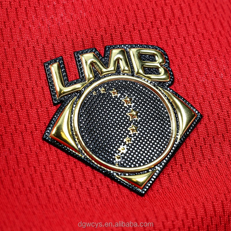 Custom Football Club Logo Silk Screen Printed High Frequency Embossed ...