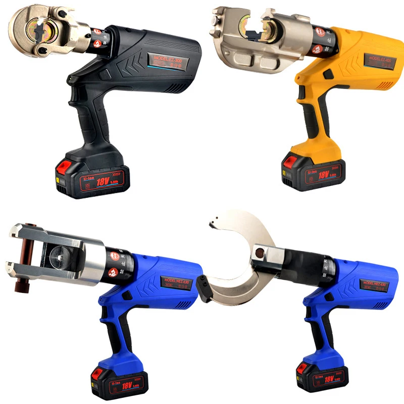 Battery Powered Cable Lug Crimping Tool Cordless Pipe Pressing Tool ...