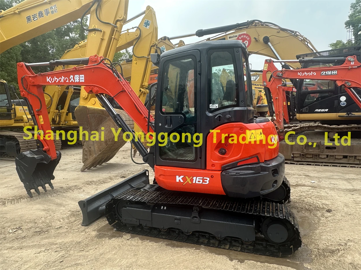 5 Ton Mini Excavator Kubota Used Excavator Kubota Kx 163 With Swing ...