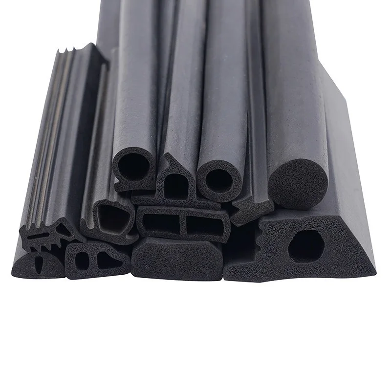 CS EPDM Foam Rubber Door Seal Strip Durable Wholesale Extruded Rubber ...