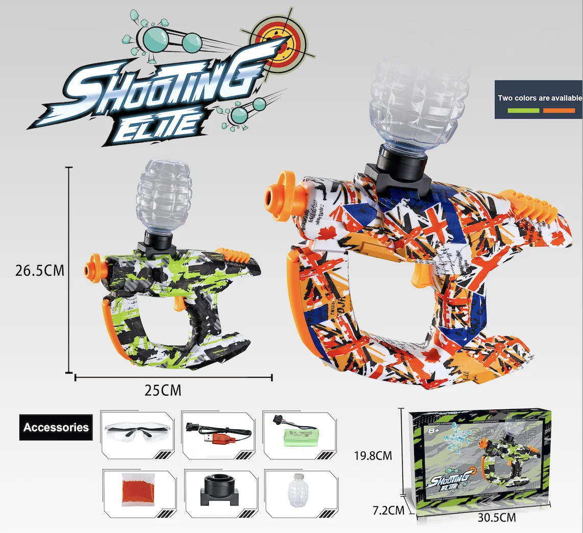 Automatic Water Gel Ball Blaster Splatter Ball Gun Game Electric ...