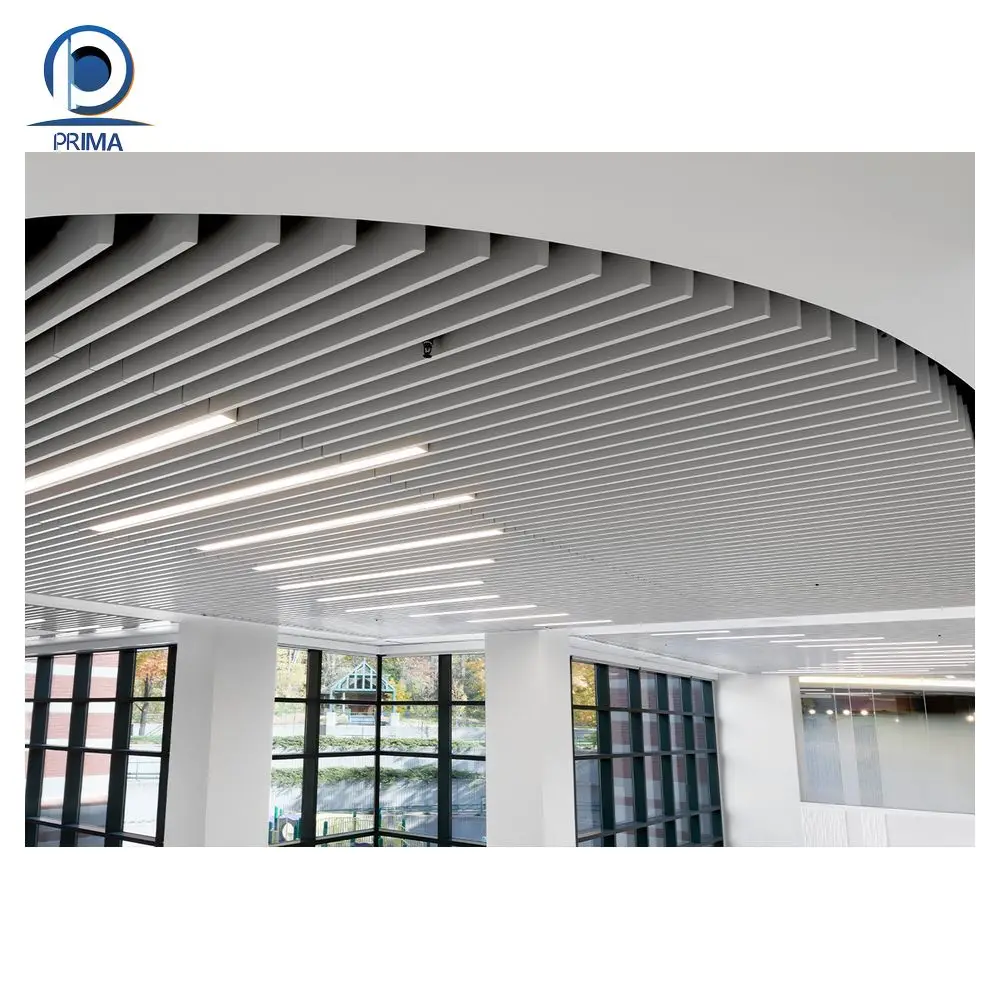 Prima Ceiling U-shaped Decorative Suspended Ceiling Linear Baffle ...