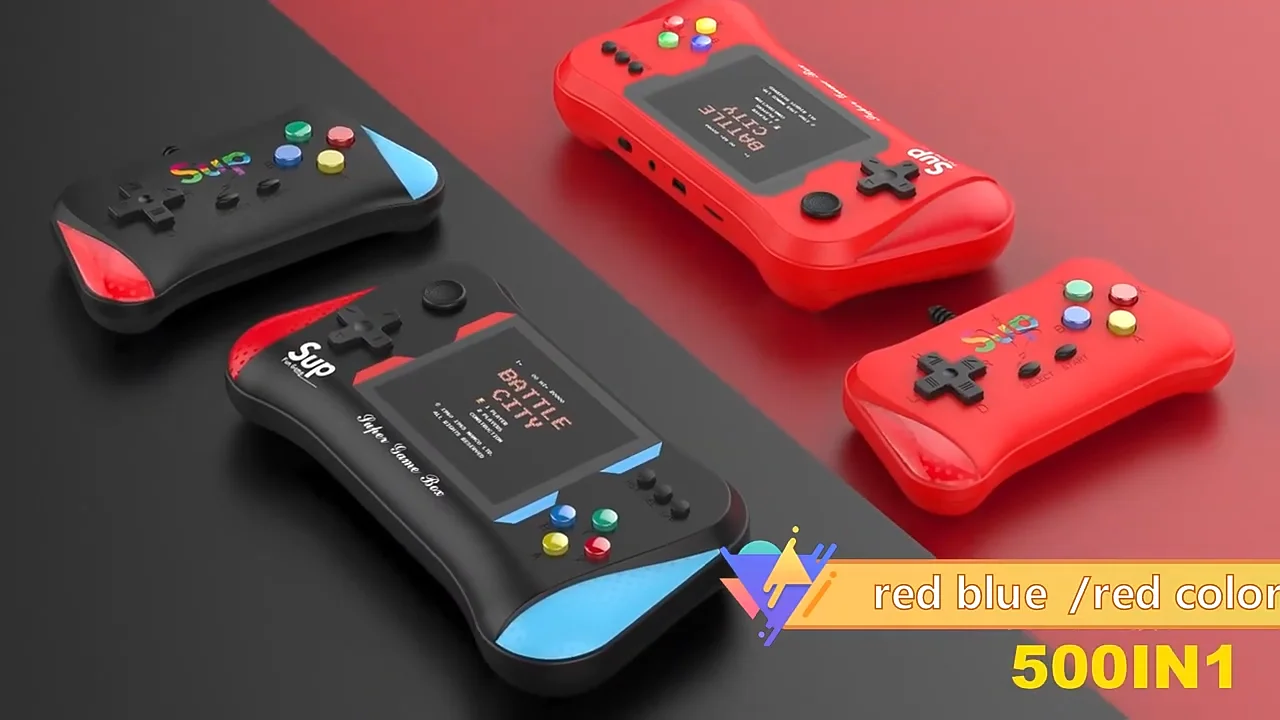 Consola Retro Sup Game Box X7m Portable Game Console Consola 500 In 1 ...