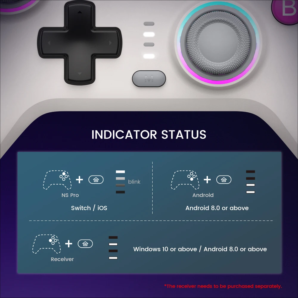 Gamesir T4N Game Controller - Multi-Platform Compatibility