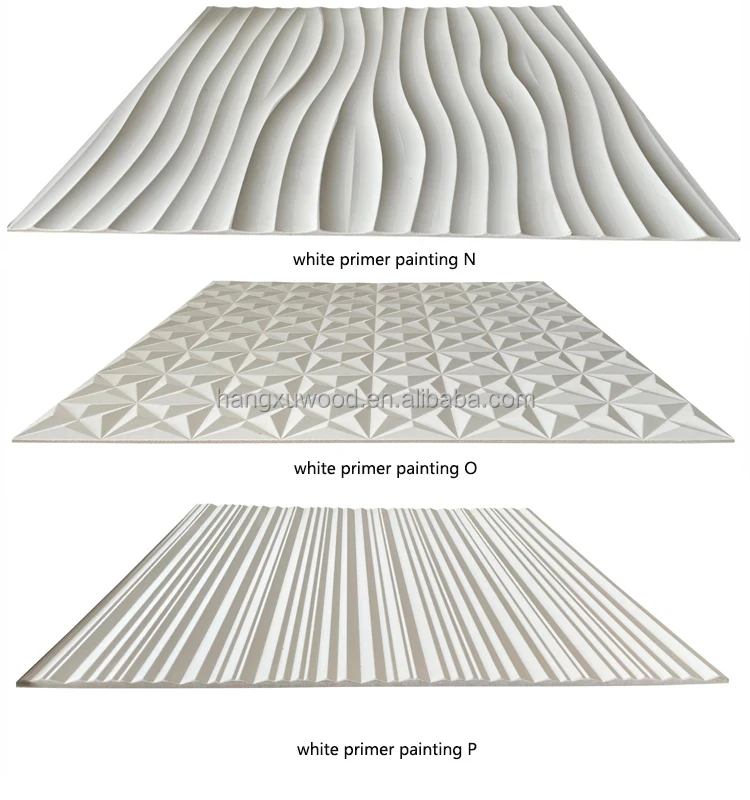 Surround Scallop Primed Curved Fluted MDF Wave Wall Panel Decoration ...