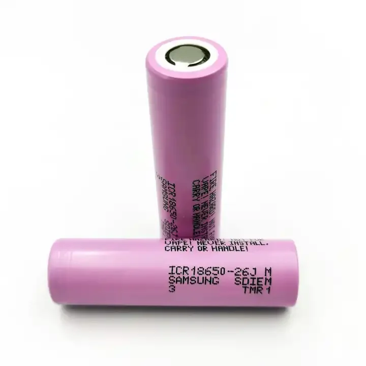 Large Inventory ICR18650 26J 3.7V 18650 2600mAh Lithium Battery 3.7V ...