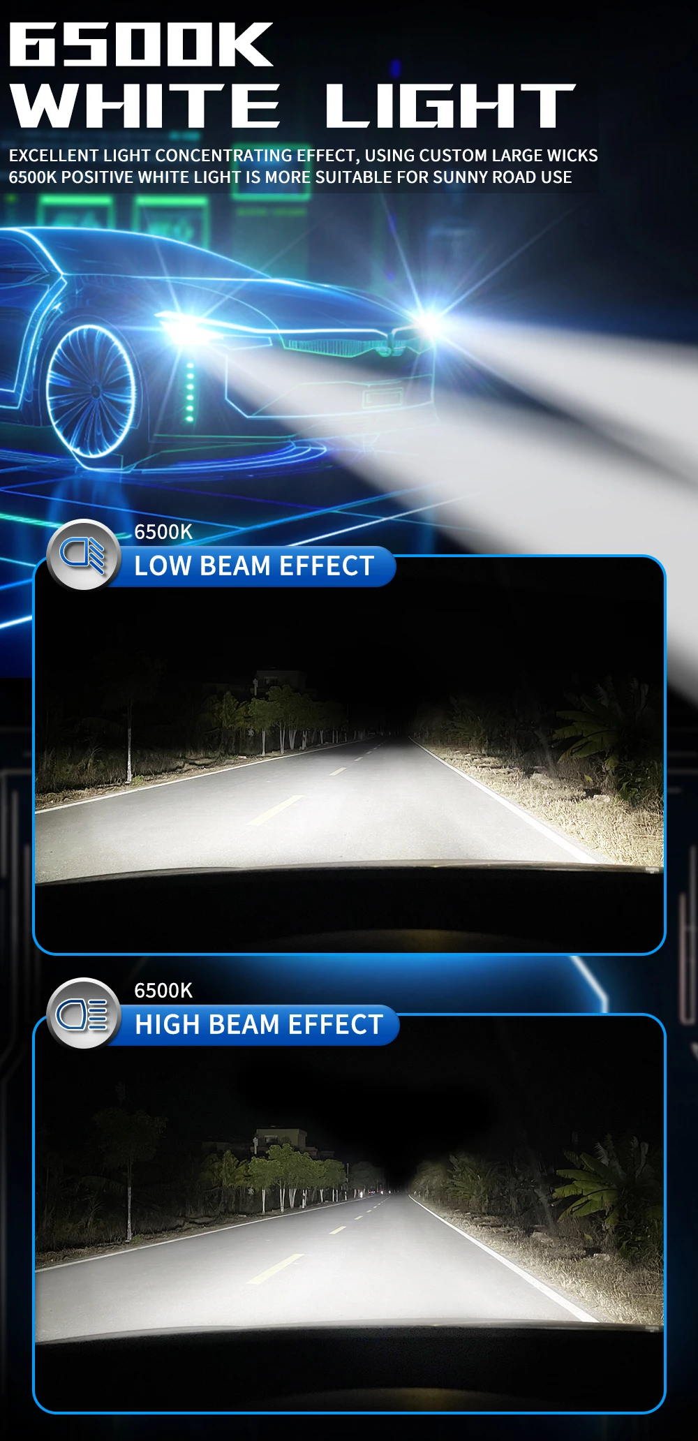 Falconsightdaleb Dual Color Led Headlight 9005 Hb3 H11 H8 9006 H7 9012 ...