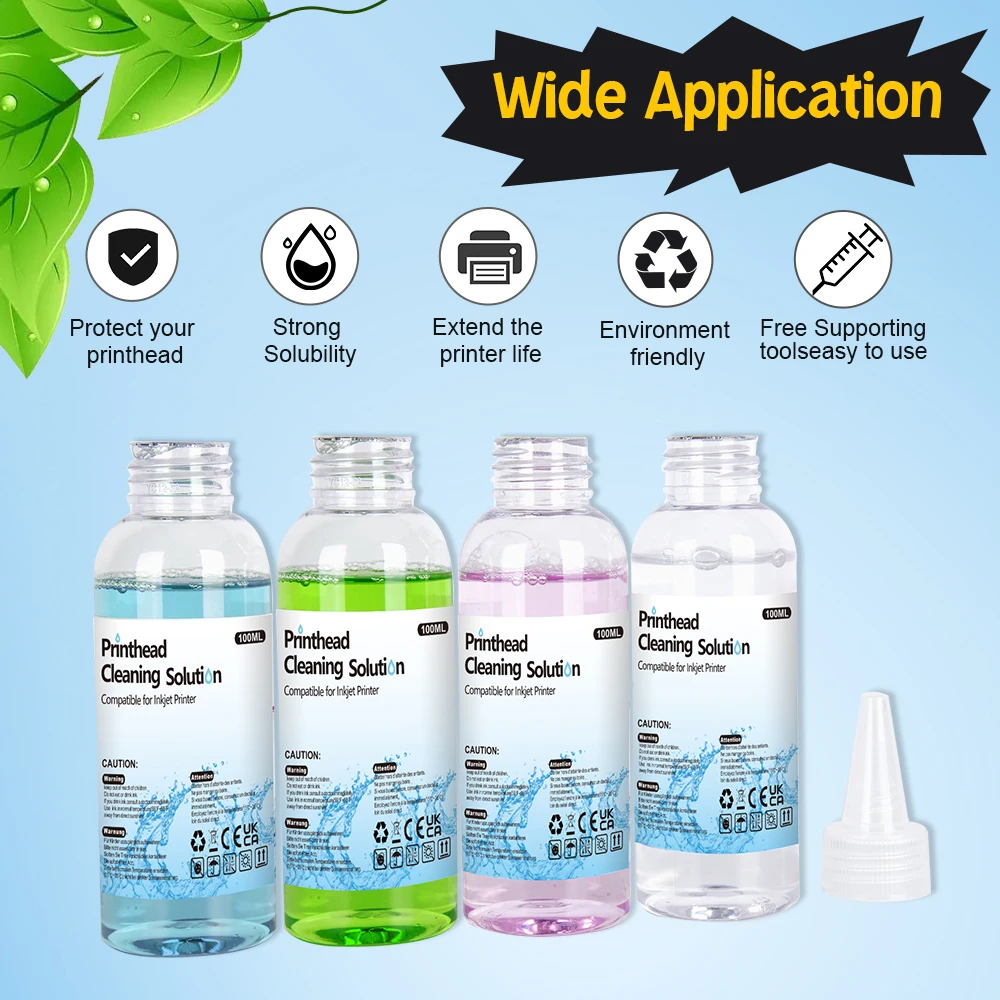 INK-TANK Premium Printhead Cleaning Solution for Ink Jet Printers