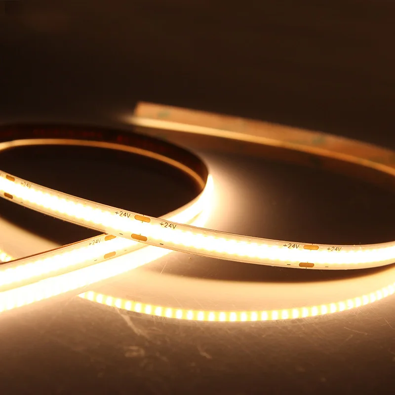 Flexible Led Cob Strip Light Rgb Dotless Led Strip For Landscape ...