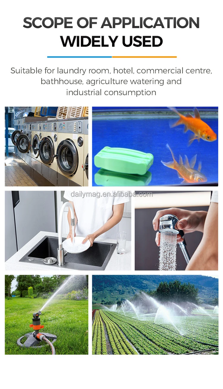 Magnetic Water Filter with Water Softener Magnets - Top Grade
