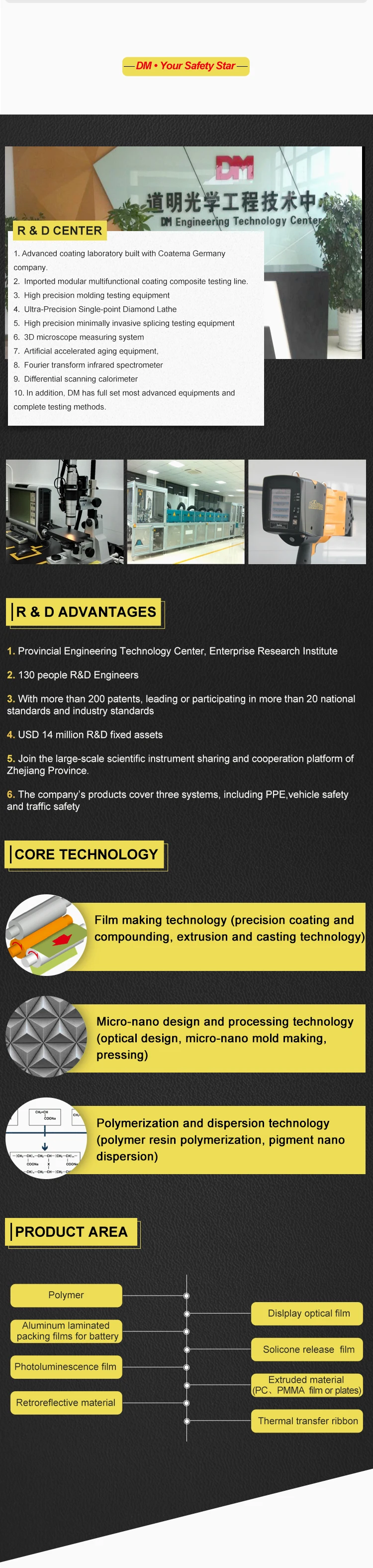 ASTM D4956 TYPE I EGP GRADE DM5600 Series Reflective Sticker