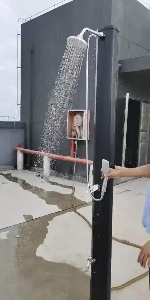 35l New Design Black Beach Shower Pvc Competitive Prices Outdoor Solar ...