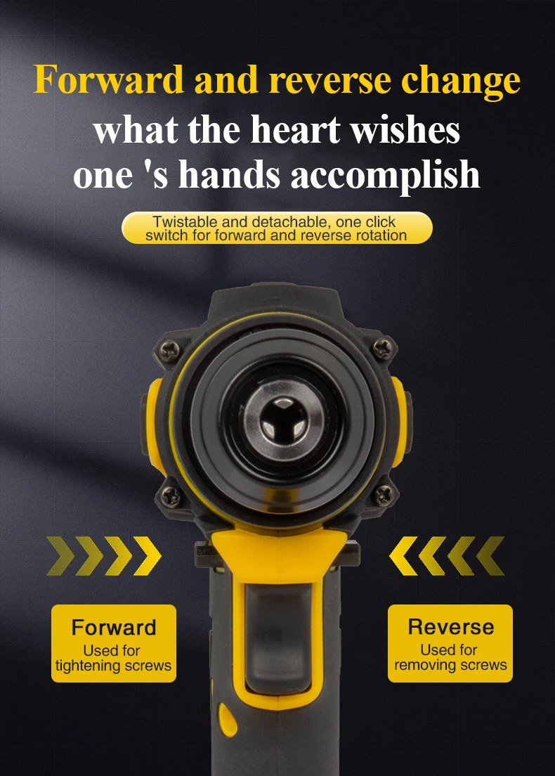 TALADO Cordless Drill 20v Battery - High Efficiency Tool