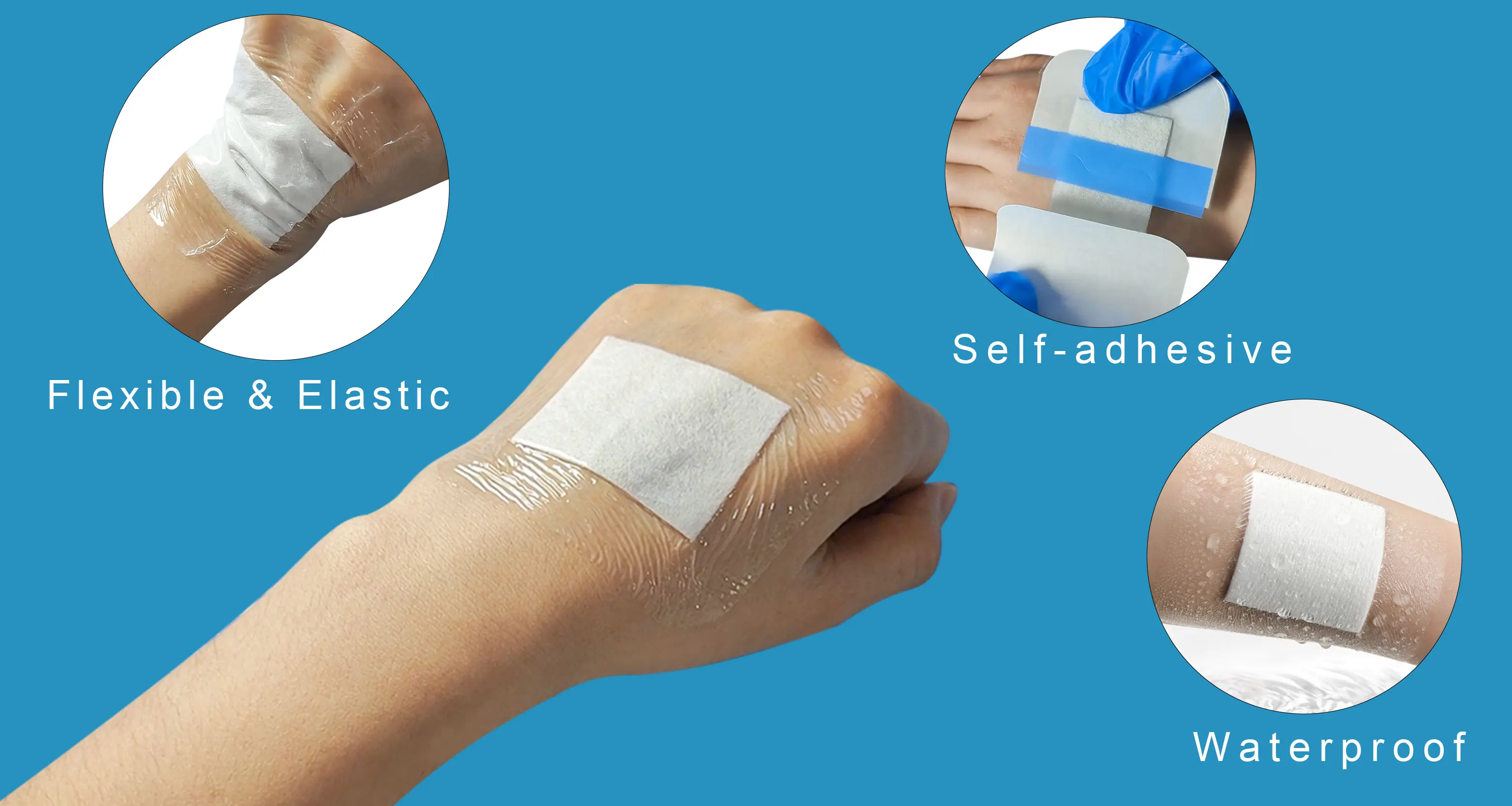 OEM PU Wound Adhesive Dressing - Transparent & Waterproof