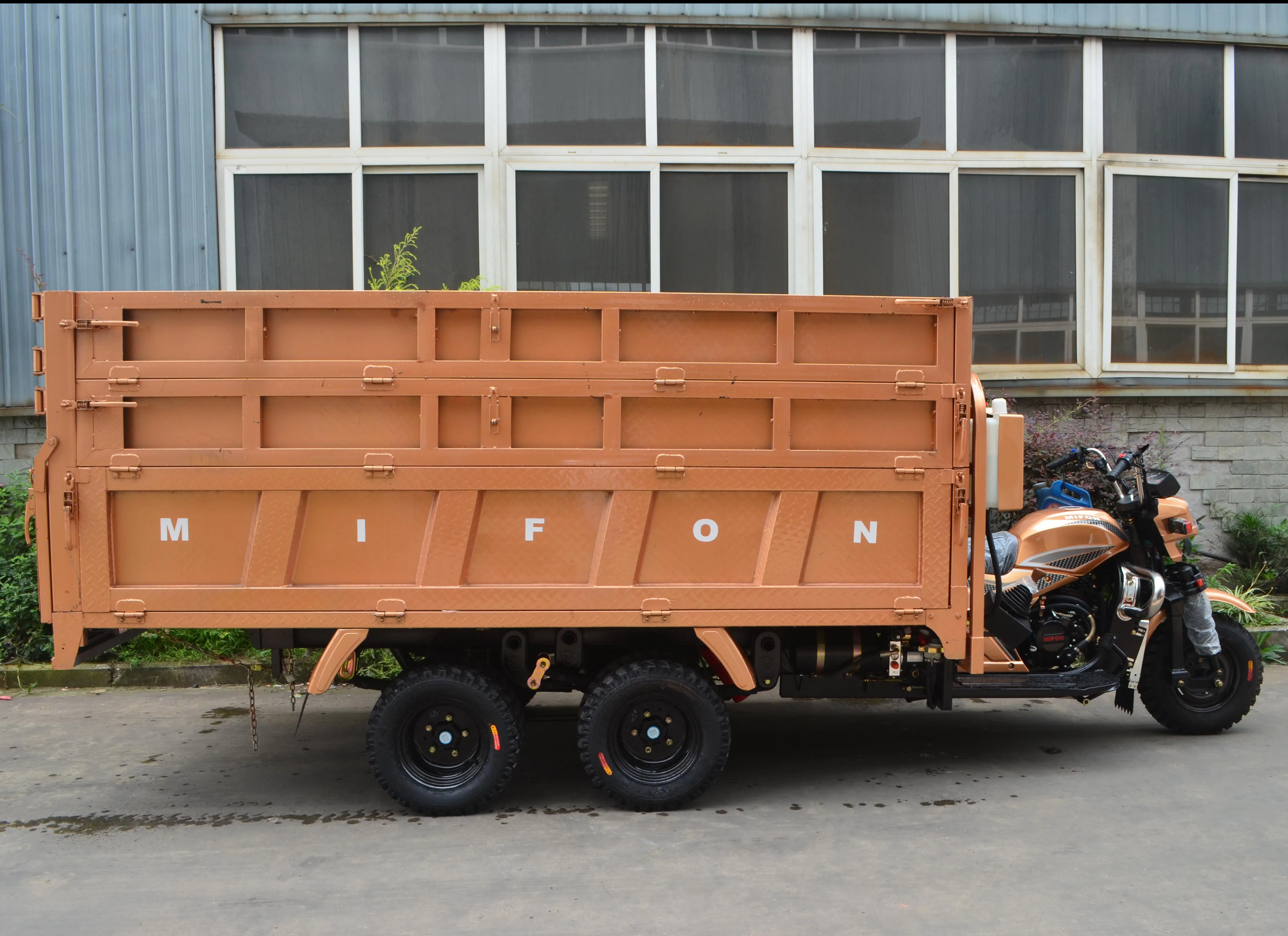 300CC Customized Double Axle Heavy Load Tricycle with Dumper for Sale ...