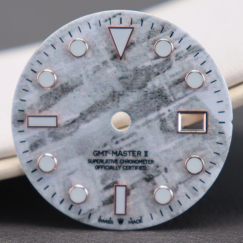 Custom Meteorite Dial for Eta 2824 Nh35 Nh36 7750 Movement