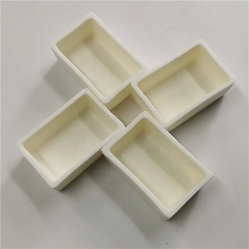 Laboratory Use Ceramic Boats 99% Alumina Ceramic Boat Corundum Ceramic ...