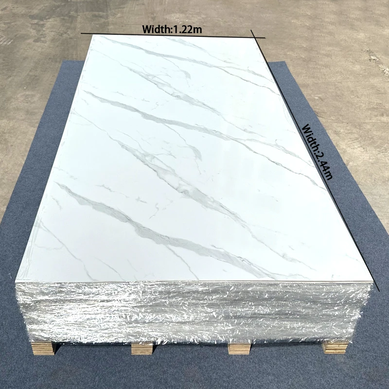 PVC Marble Wall Panels - Customizable for Home & Office