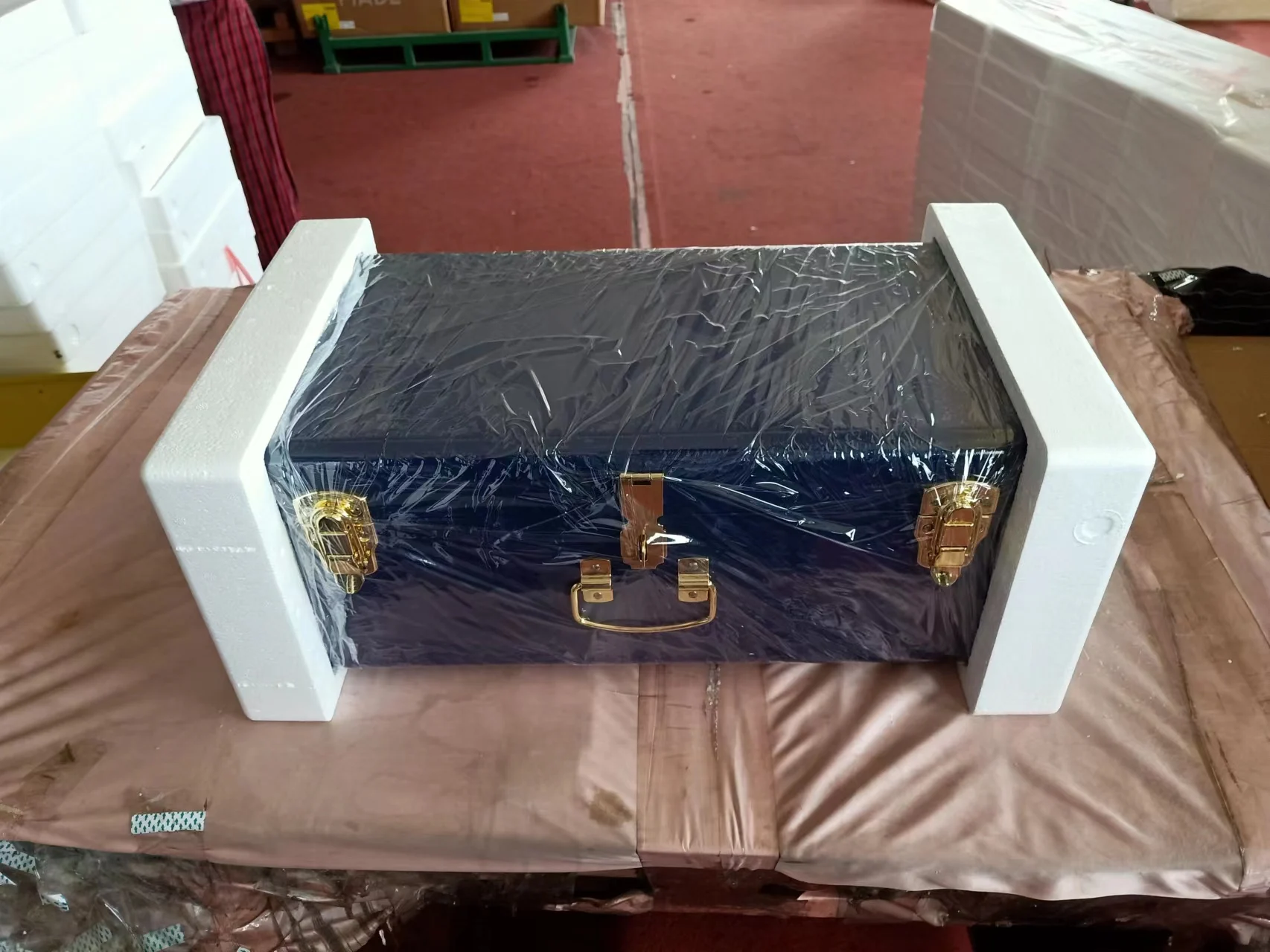 2 Set Metallic Trunks Stainless Steel Storage Trunk with Locks| Alibaba.com