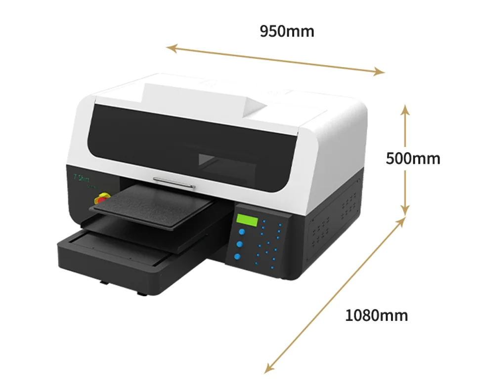 Ripple Color A2 DTG Printer - Efficient Direct-to-Garment Printing