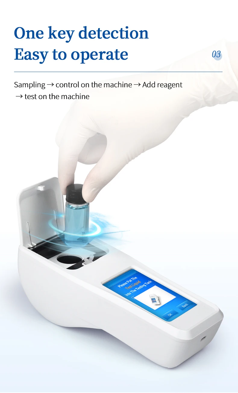 Swimming Pool Water Quality Rapid Analyzer Portable