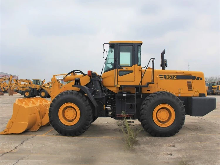 Lutong Lt958 5 Ton Pay Loader Articulated Bucket Wheel Loader Front ...