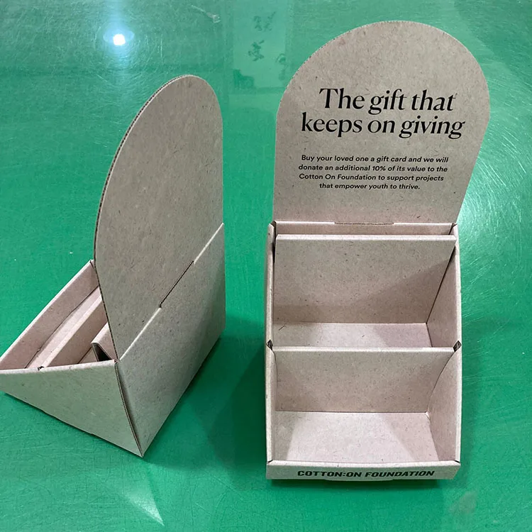 Custom Pop Pos Counter Top Corrugated Cardboard Display Stand Retail ...